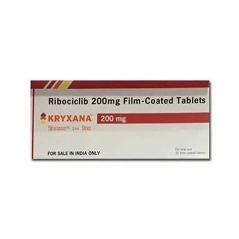 Ribociclib 200mg Film Coated Tablets At ₹ 22539box Film Coated Oral