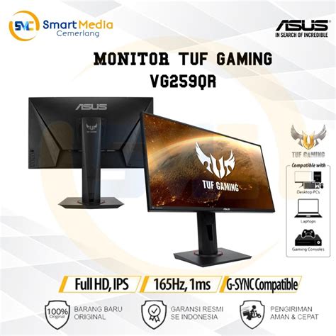 Jual Asus Tuf Gaming Vg Qr Gaming Monitor Full Hd Ips Hz Ms Shopee Indonesia