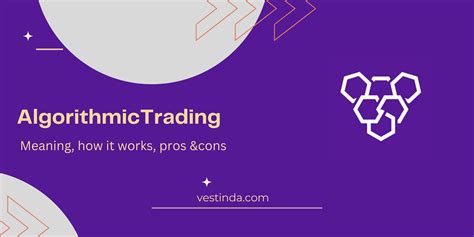 Algorithmic Trading Meaning How It Works Strategies Pros And Cons