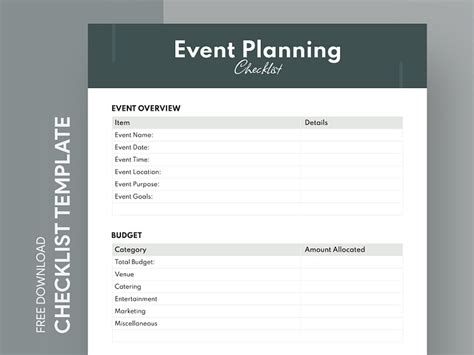 Event Planning Checklist By Gdoc On Dribbble