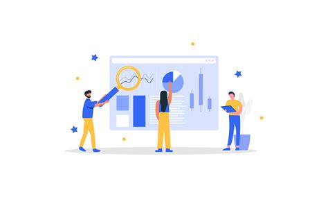 Modern Data Analysis Office Work And Time Management Illustration 22731040 Vector Art At Vecteezy