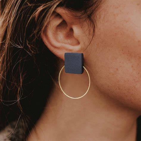 Geometric Earrings Etsy