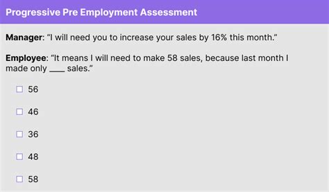 Progressive Pre Employment Assessment Guide Free Practice Aptitude