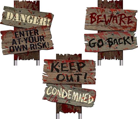 Halloween Warning Signs