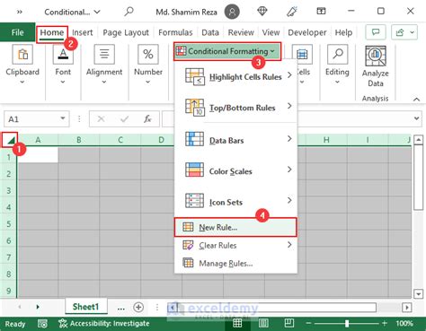 How To Apply Borders In Excel With Conditional Formatting
