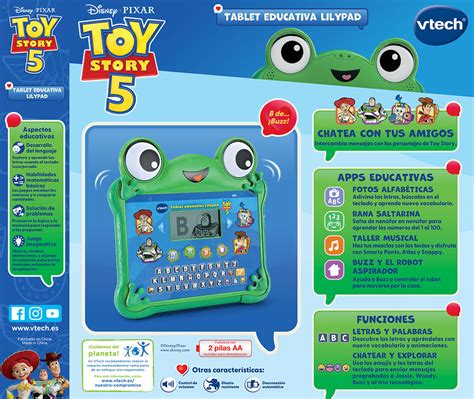 Tablet Educativa Lilypad Explora Y Aprende Toy Story 5