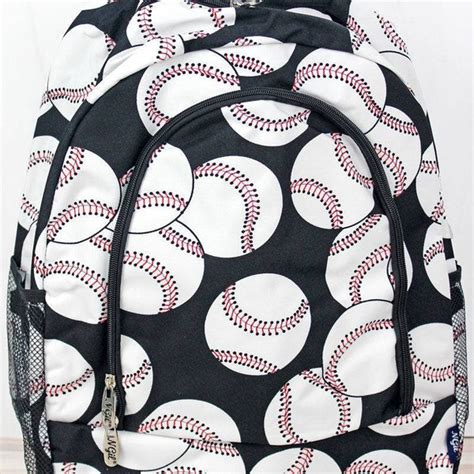 Baseball Backpack School Etsy