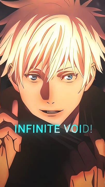 Ryoiki Tenkai Infinite Void 🥶 」 Jujutsu Kaisen Gojo Satoru Edit