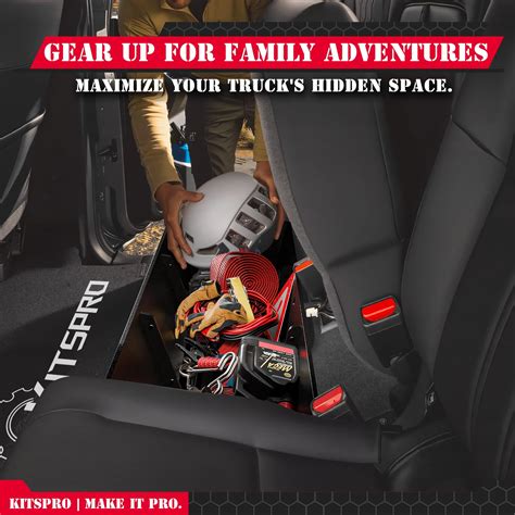 Rear Truck Underseat Storage Box Fit 2017 2026 Ford F