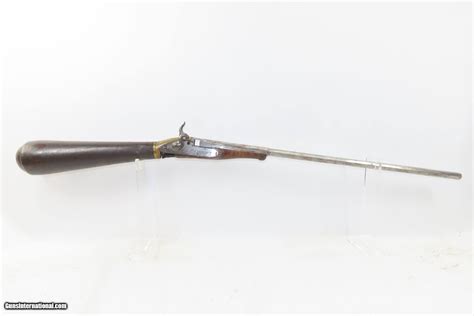 Desirable Engraved Girardoni System Repeating Air Rifle Stock Reservoir