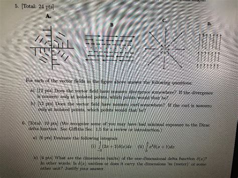 Solved Total Pts A D For Each Of The Vector Fields Chegg