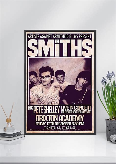 The Smiths 1986 The Final Concert Poster The Smiths Poster