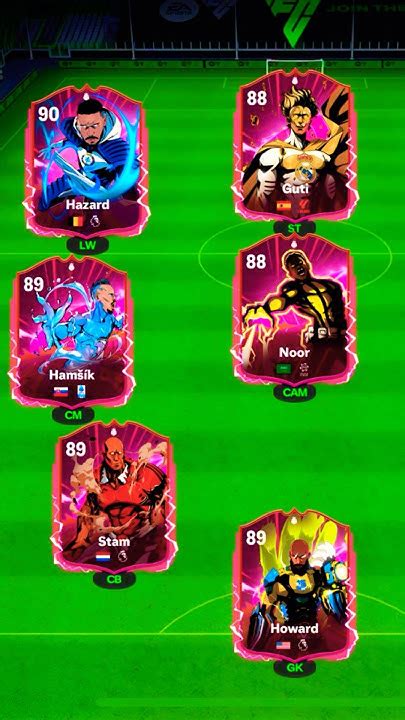 Heroes Fc25 Squad ⚡️ 10 Fc25 Eafc Fcmobile Youtube