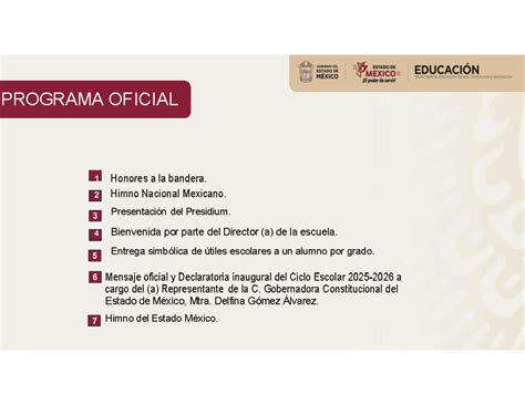 Programa Secti Inicio 2025 2026 Tentativo Español