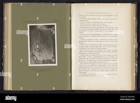 Burnt Letter Written With Ink Of Iron Salts Anonymous C 1893 In Or