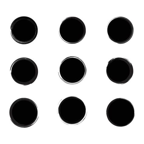 Círculos Negros Vectores Iconos Gráficos Y Fondos Para Descargar Gratis