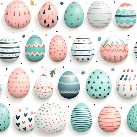 Cute Easter Egg Illustration For Easter Day Element Stock