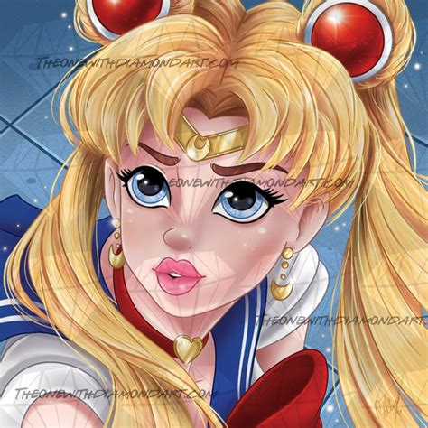 Sailor Moon ©céline Lecomte The One With The Diamond Art