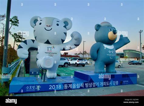 Gangneung South Korea November 3rd 2024 Statues Of Soohorang The