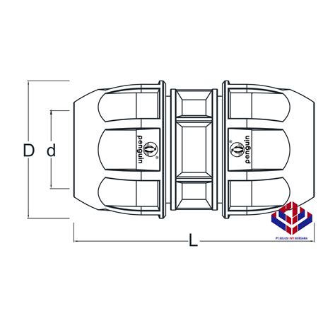 Straight Coupler Coupler Hdpe Penguin Smart Compression 32 Mm 1