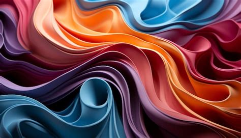 Free Photo Abstract Backdrop With Multi Colored Wave Pattern Smooth