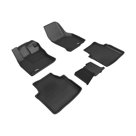 3d Maxpider Custom Fit Kagu Floor Mat Black Compatible With