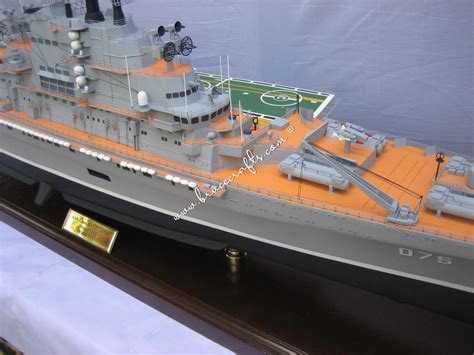 Kiev Class Aircraft Carrier Model 2 Mahogany Wooden Aircraft Models