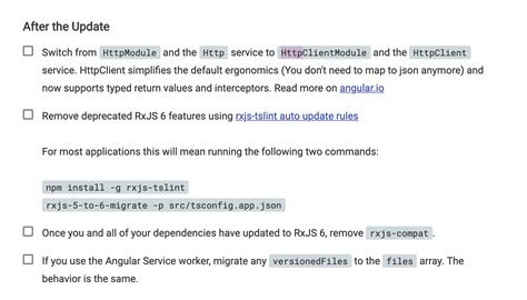 Updates Highlighting Angular Project Deprecated Importsparts Stack Overflow