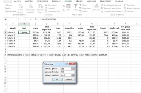 Utiliser La Valeur Cible Sur Plusieurs Cellules