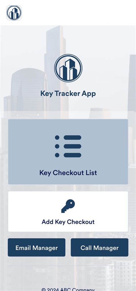 Key Tracker App Template Jotform
