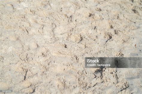 Close Up Of Yellow Sand Texture Surface Natural Background Pattern Of