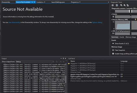 Visual Studio Still Says Source Not Available Issue Rainers Cv Pdb Github