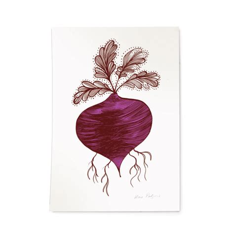 Beetroot Print Lush Designs
