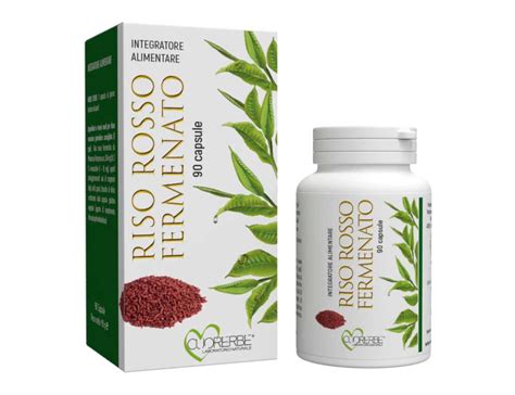 Riso Rosso Fermentato 90 Capsule Cuorerbe It