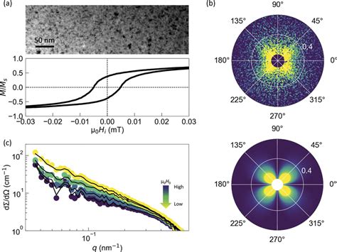 A Top Panel Bright Field Electron Microscopy Image Of Hib Nanoperm