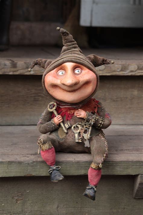 Miniature Laughing Pixie Boy 1 12th By Tatjana Raum Dollhouse Etsy