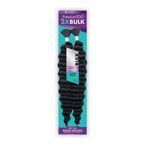 Sensationnel Premium Too Hair Blend Braids 2x Deep Bulk 18 This Is