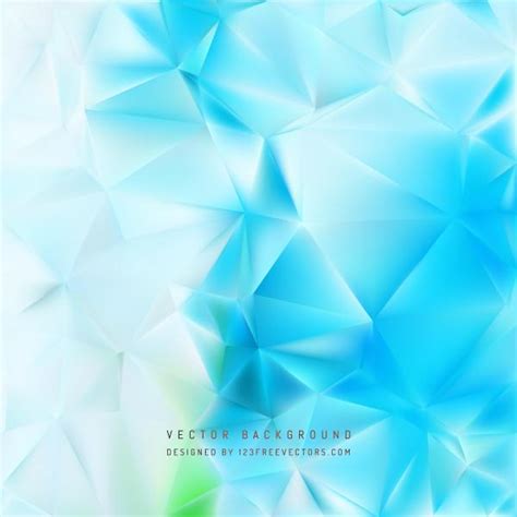 Abstract Light Blue Polygon Pattern Background