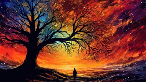 Download Ai Generated Tree Dream Royalty Free Stock Illustration