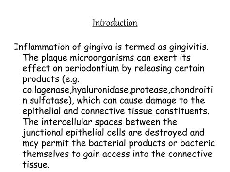 Clinical Features Of Gingivitis Pptx