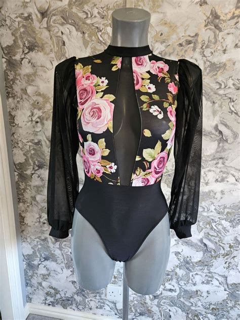 Midnight Rose Leotard 1