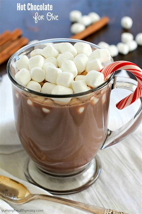 Hot Chocolate For One Yummy Healthy Easy Hot Chocolate Recipe