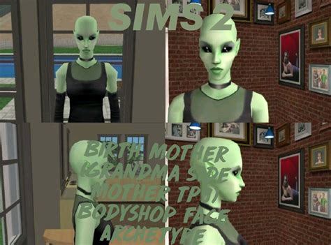 Sims 2 Birth Mother Grandma Side Mother Tp9 Bodyshop Face Archetype