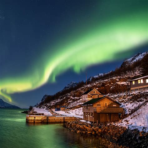 Aurora Borealis Wallpaper 4k Norway Northern Lights