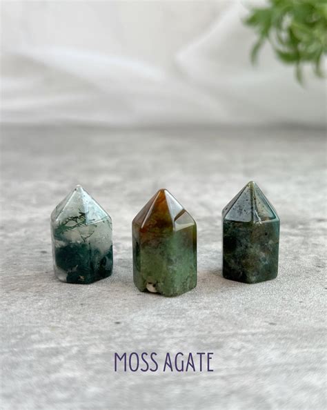 1 Natural Mix Crystal Mini Obelisk Tower Point Crystal Energy Amethyst Tigers Eye Howlite