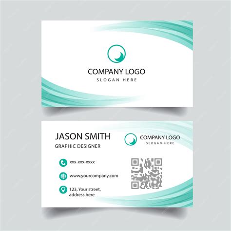 Premium Vector A Business Card For Company Logo That Says Company