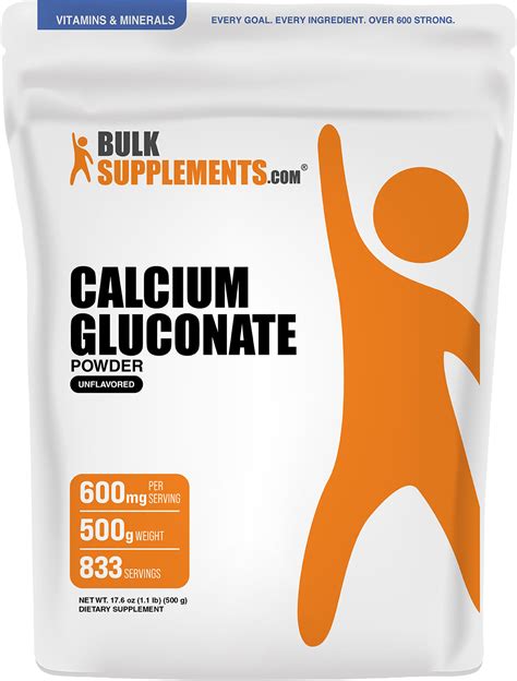 Calcium Gluconate Powder Calcium Gluconate Supplement
