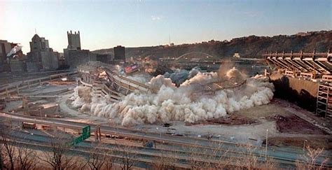 Three Rivers Stadium Implosion Three Rivers Stadium Pittsburgh