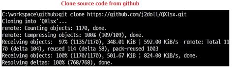 how to setup qxlsx project qxlsx