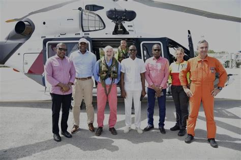 Hon Prime Minister Dr Terrance Drew Joined Colleague Prime Ministers Hon Dickon Mitchell Of